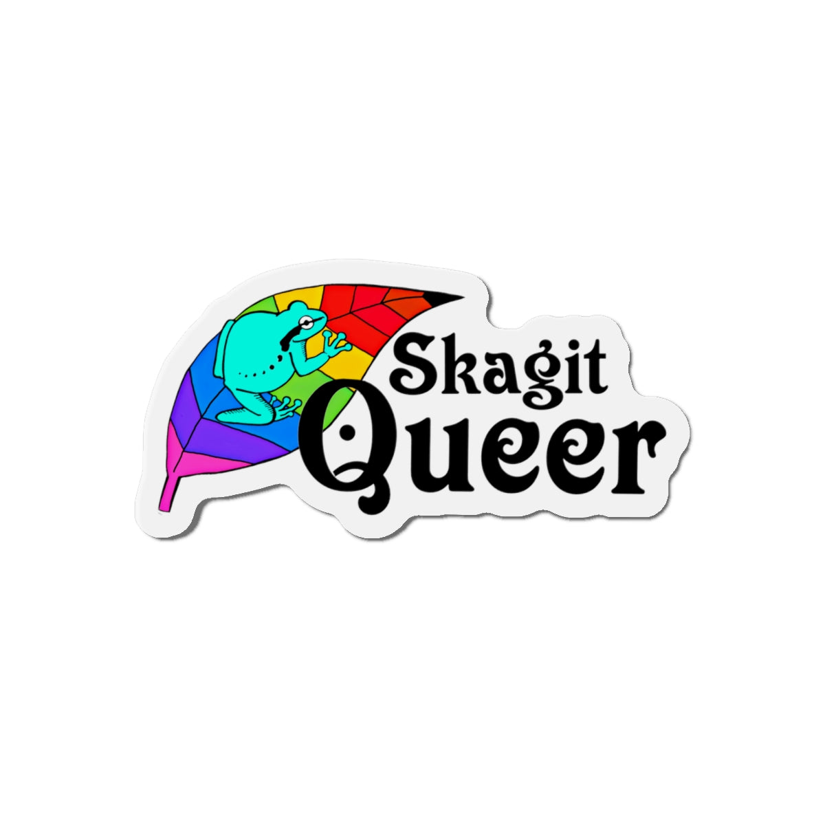 SKAGIT QUEER Die-Cut Magnets – DZK9 Designs