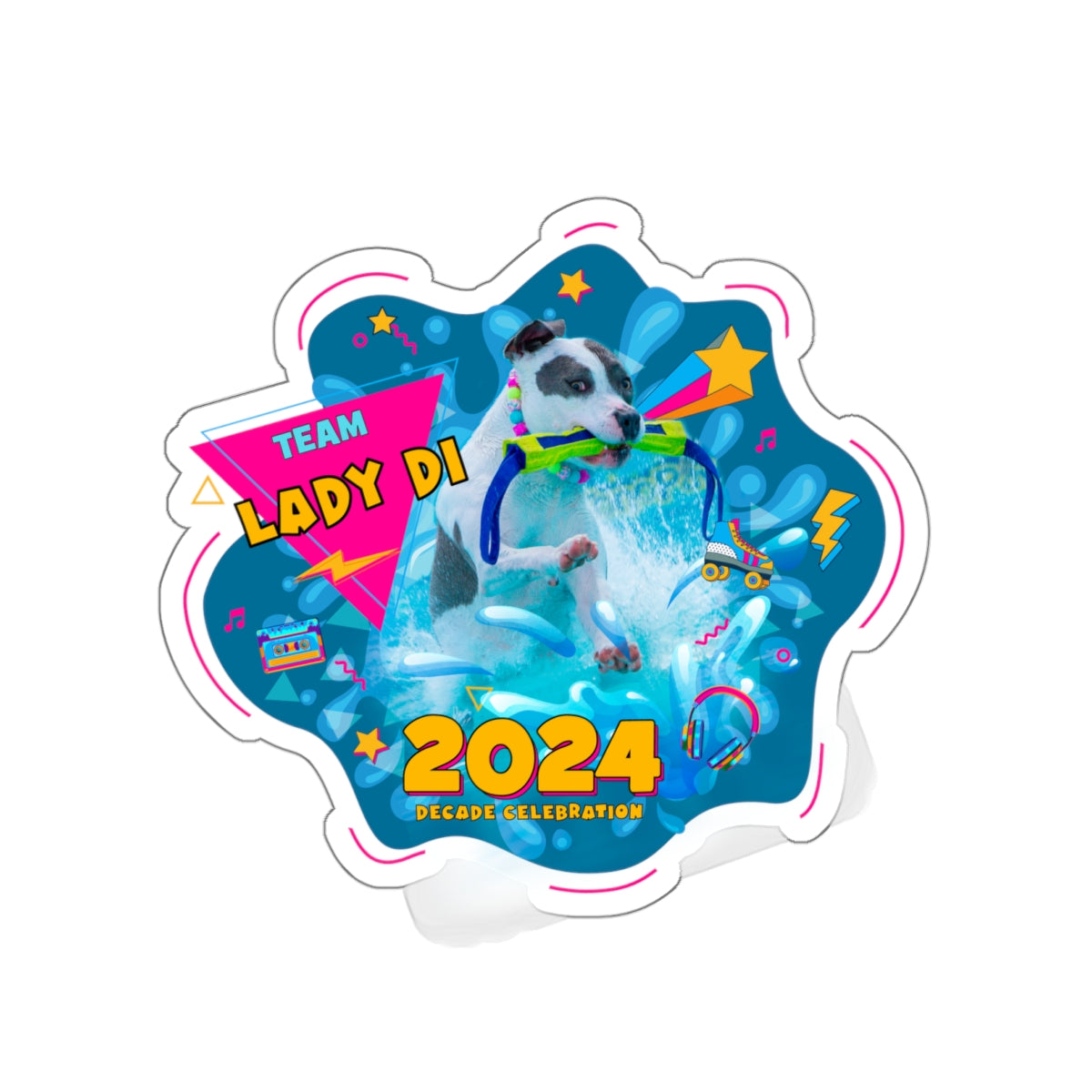 DECADES - LADY DI Die-Cut Stickers – DZK9 Designs