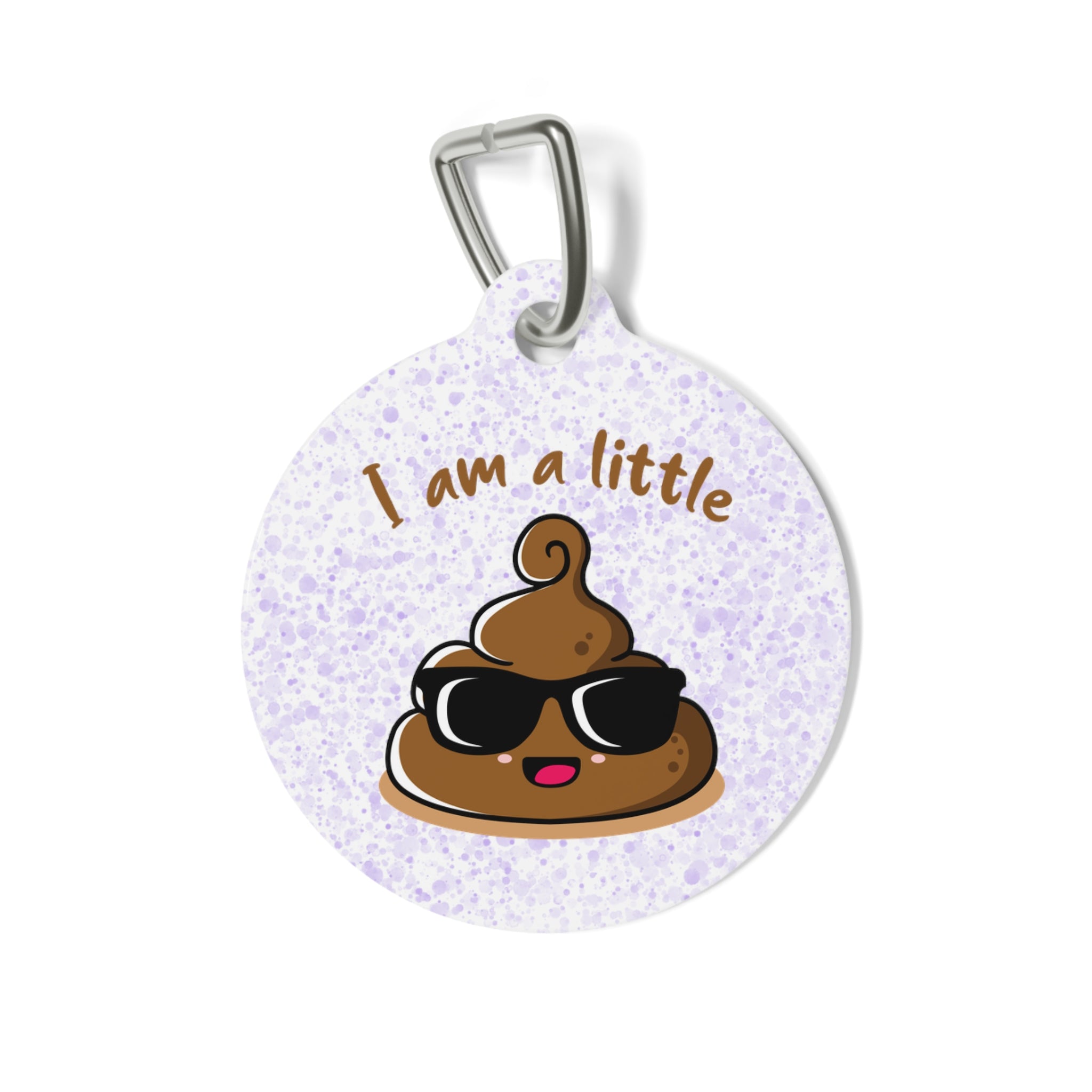 I am a Little..POOP EMOJI - Pet Tag – DZK9 Designs