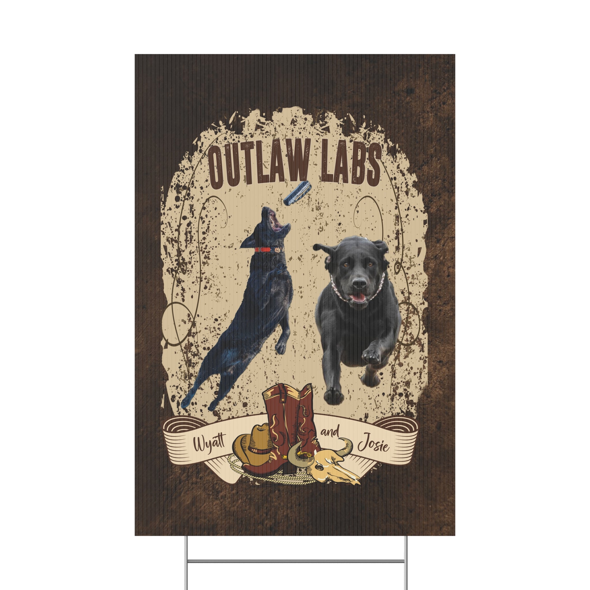 OUTLAW LABS Plastic Yard Sign – DZK9 Designs