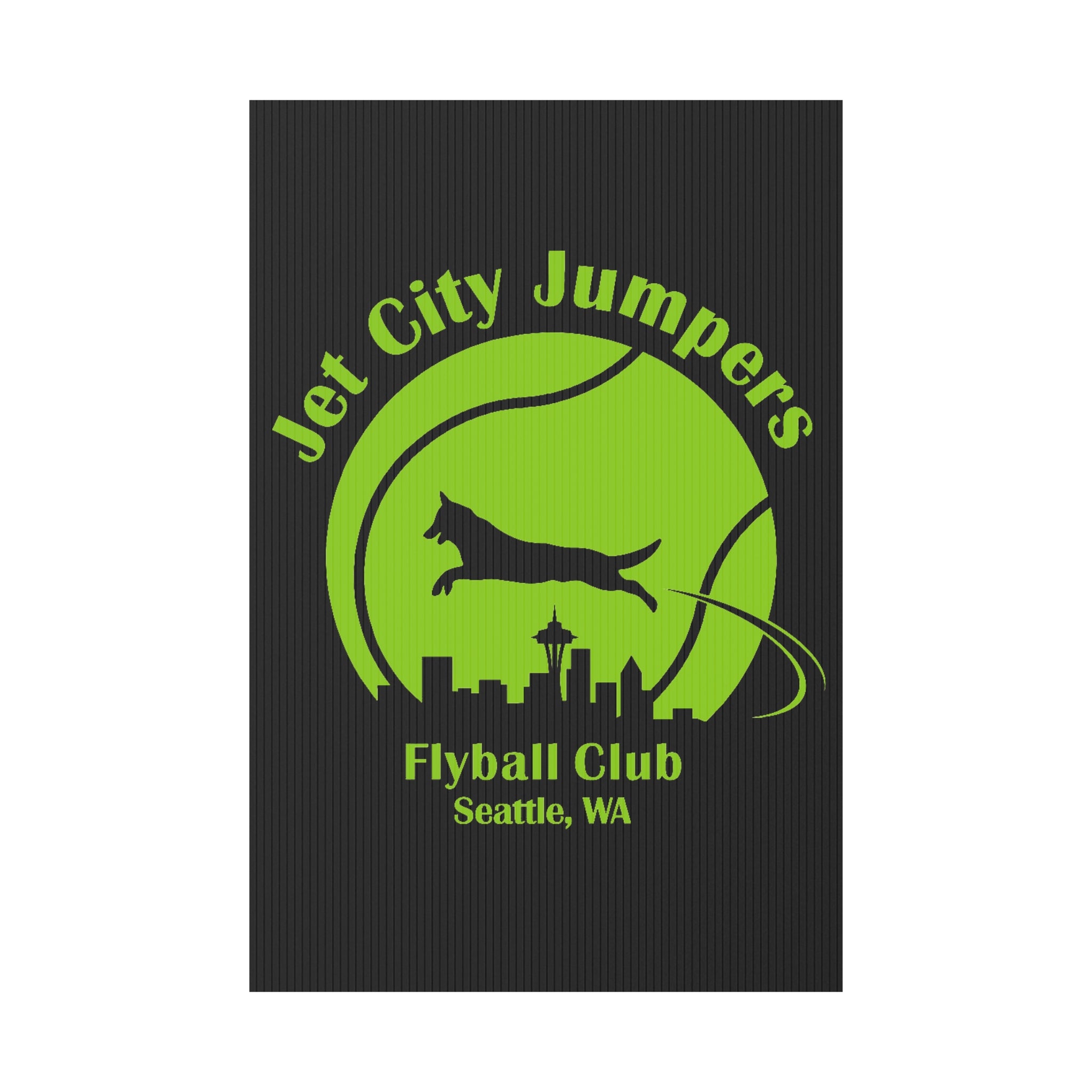 JET CITY JUMPERS Plastic Yard Sign – DZK9 Designs