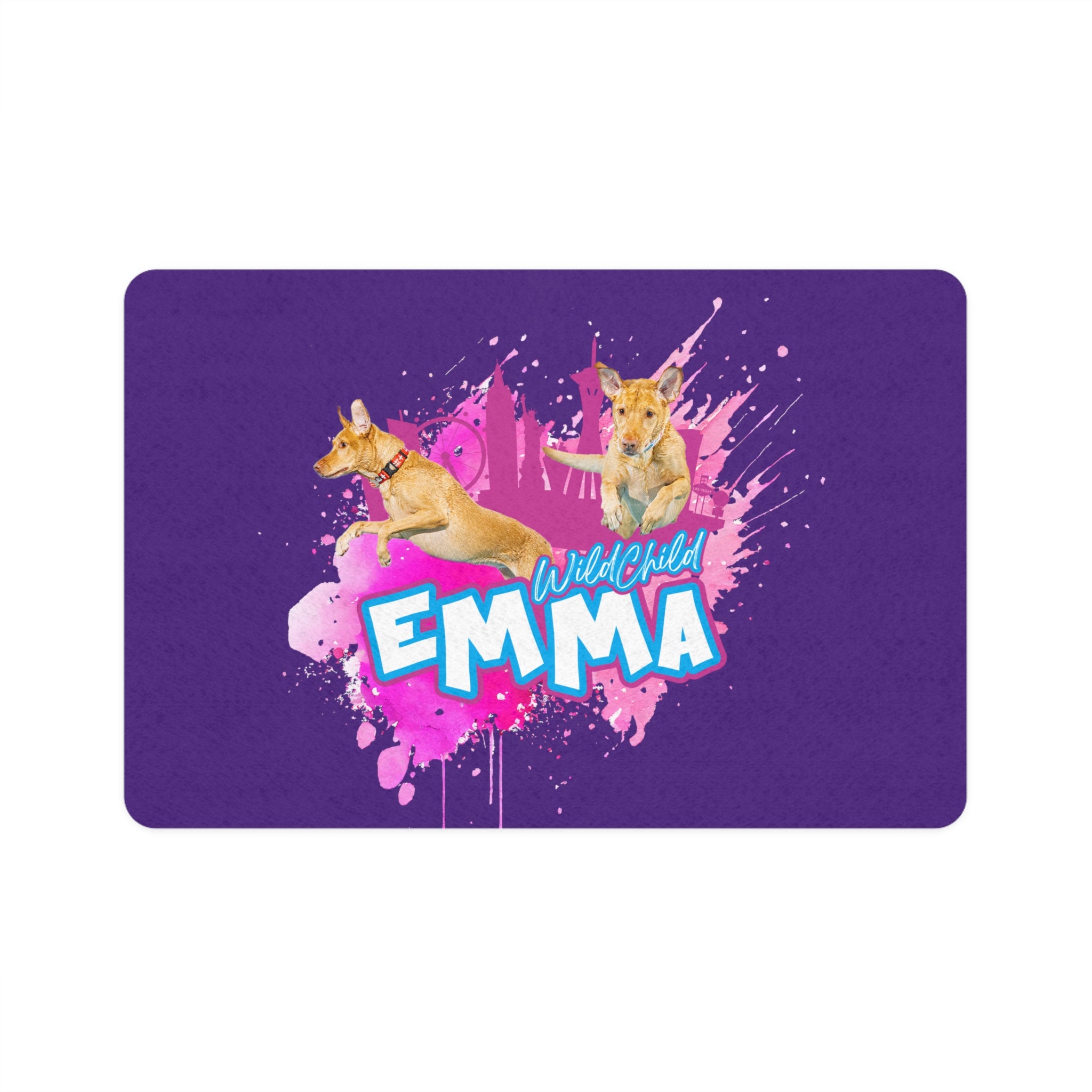 CUSTOM Emma - Pet Food Mat (12x18) – DZK9 Designs