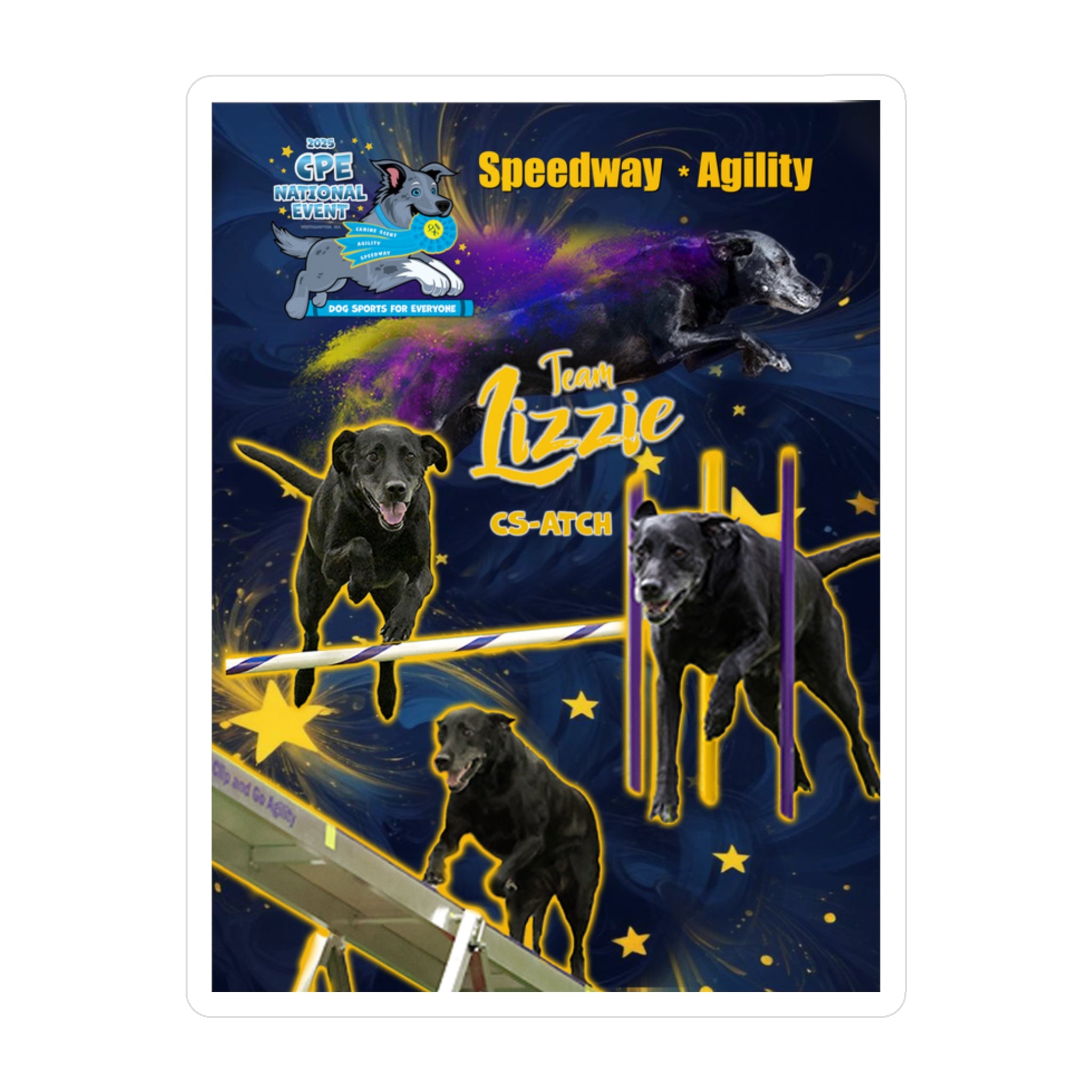 LIZZIE STICKER – DZK9 Designs