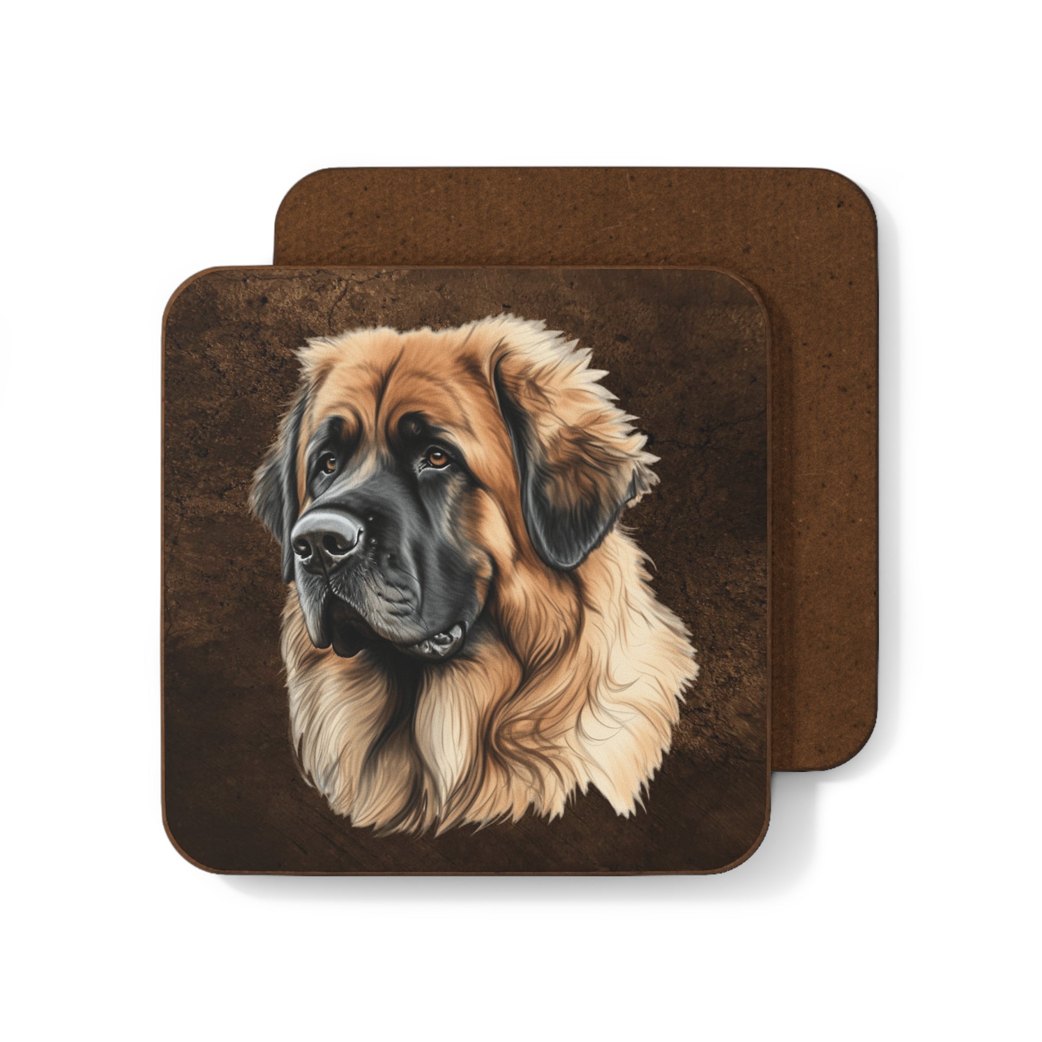 Leonberger Hardboard Back Coaster – DZK9 Designs