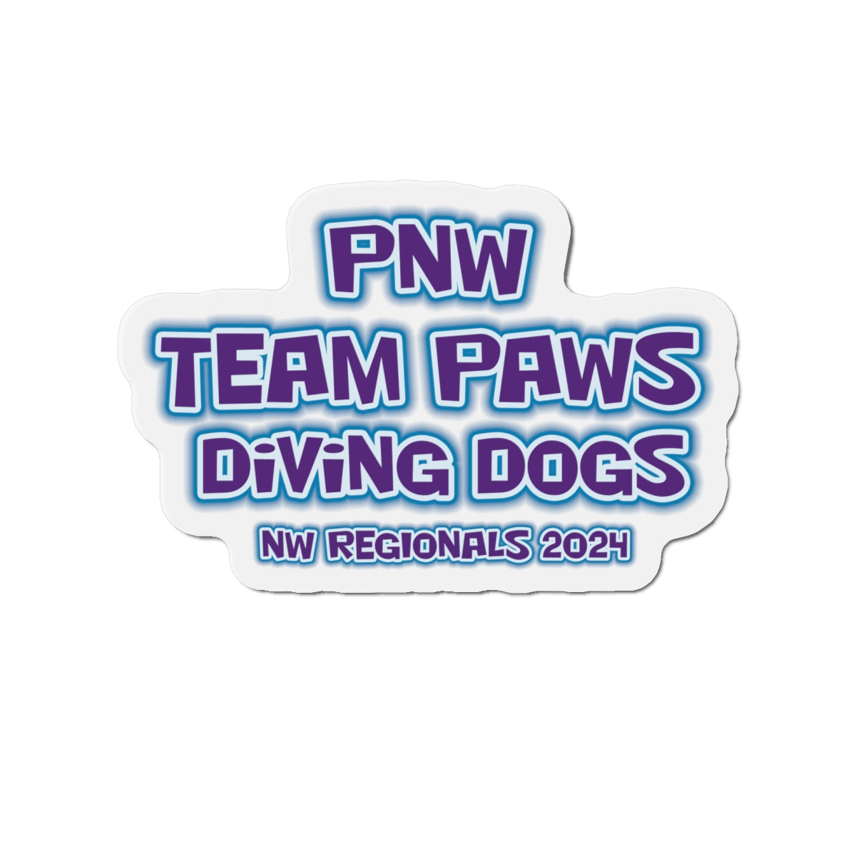 PNW TEAM PAWS Magnets – DZK9 Designs