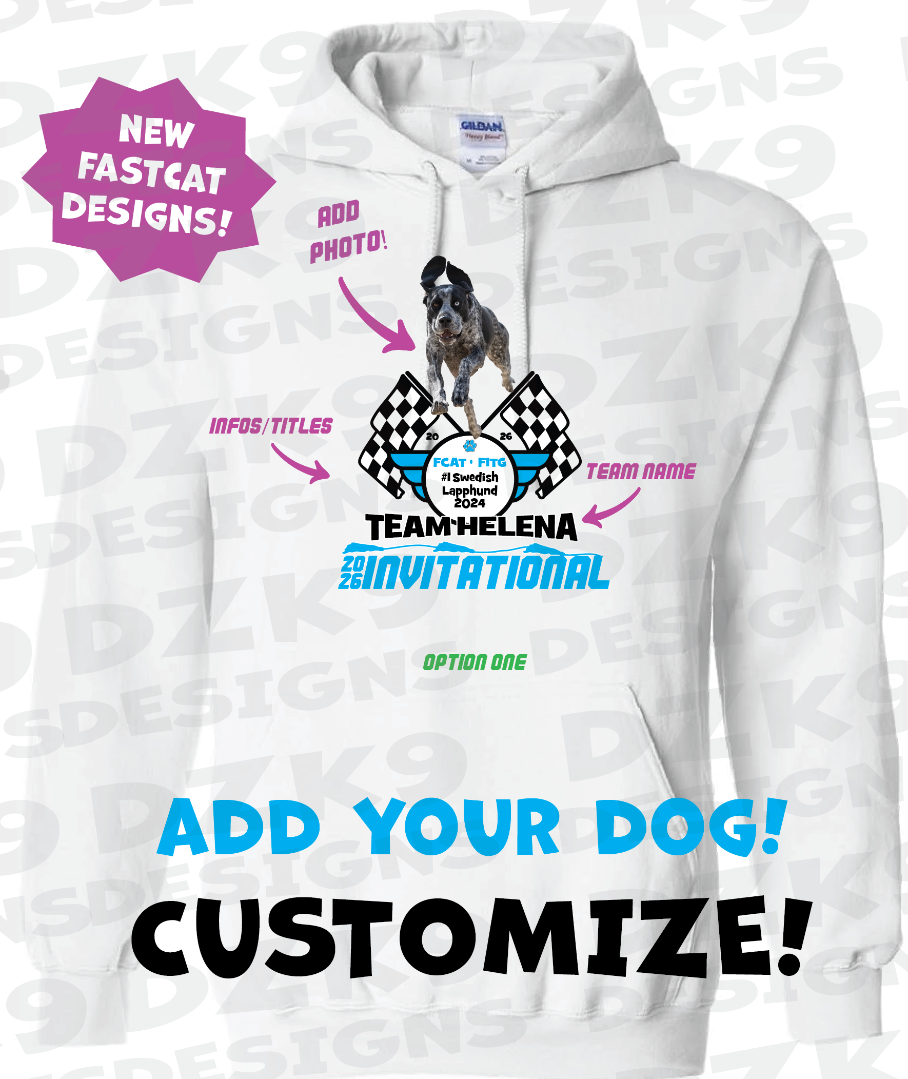 2026 FAST CAT - TEAM FLAGS – DZK9 Designs
