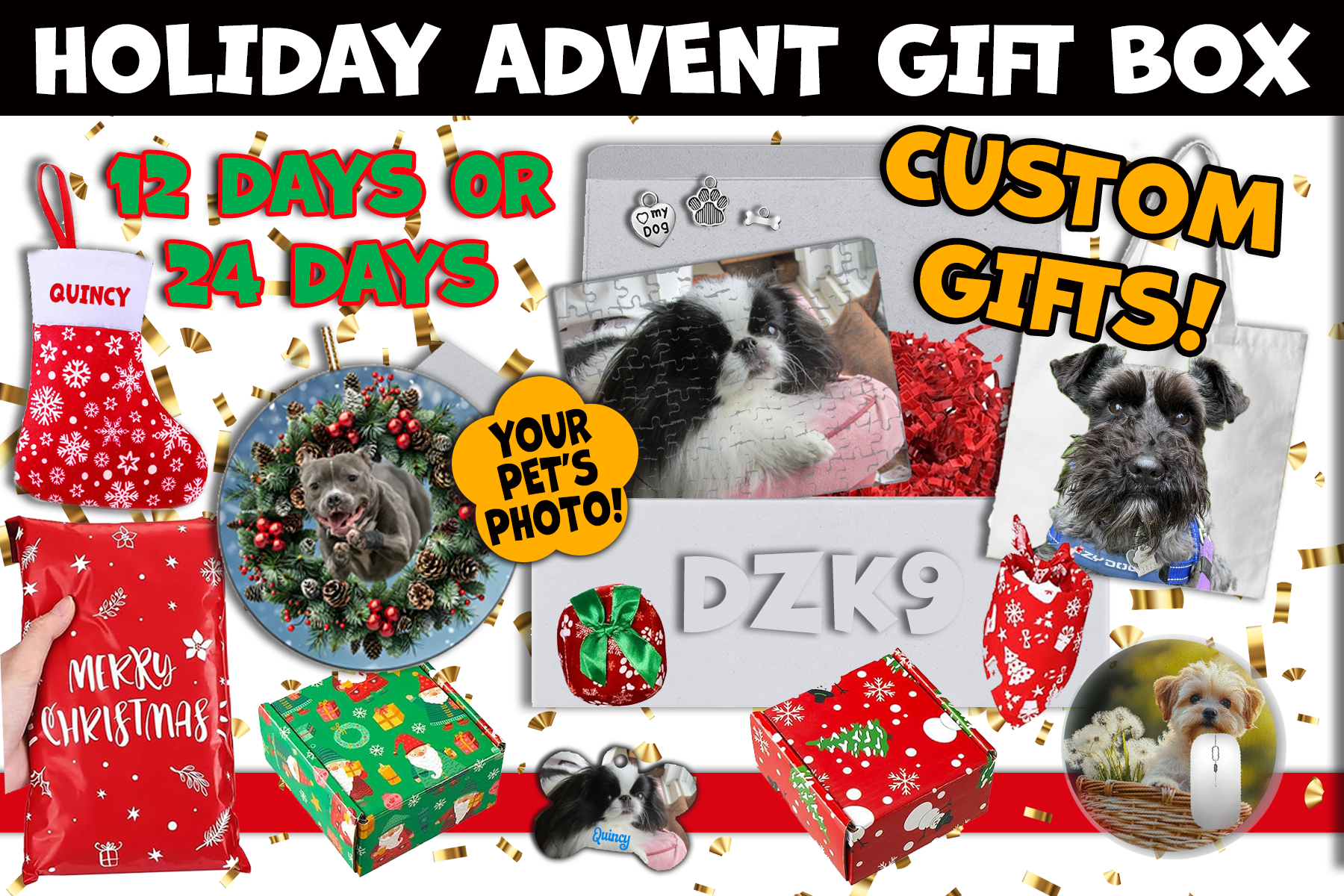 ADVENT CALENDAR GIFT BOX! CUSTOM! – DZK9 Designs