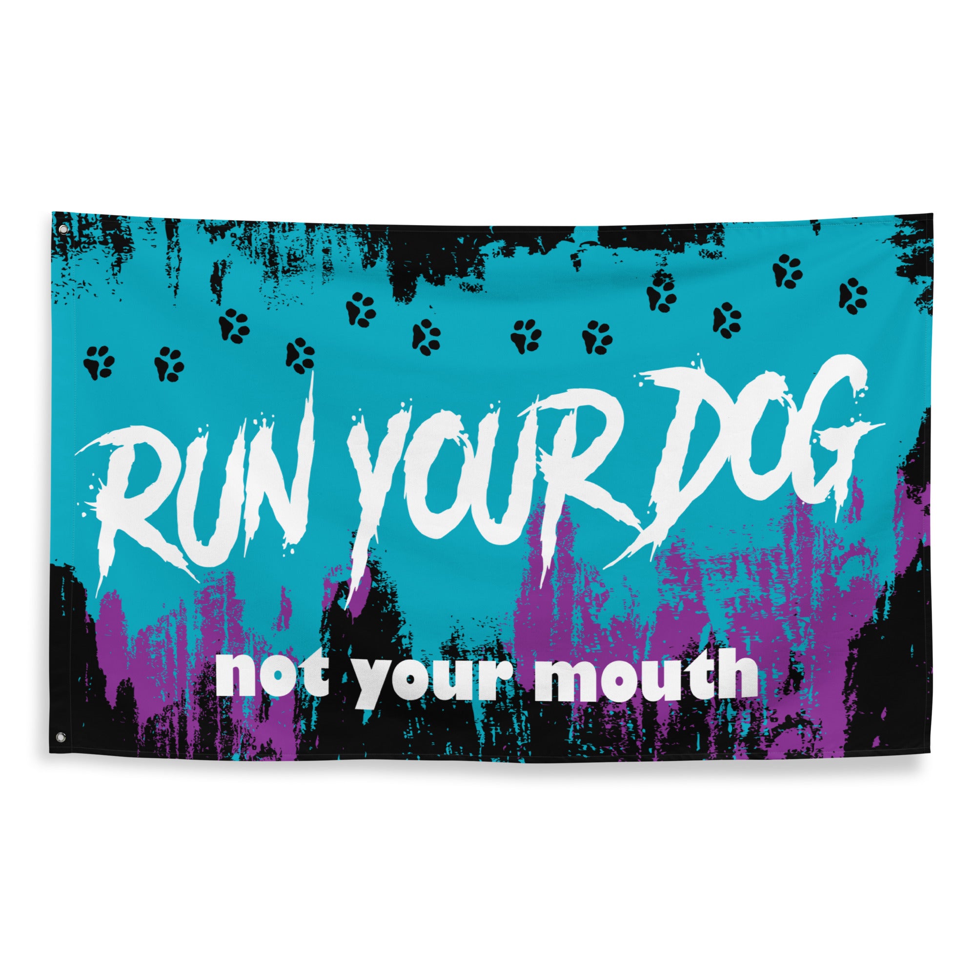 RUN YOUR DOG Flag – DZK9 Designs