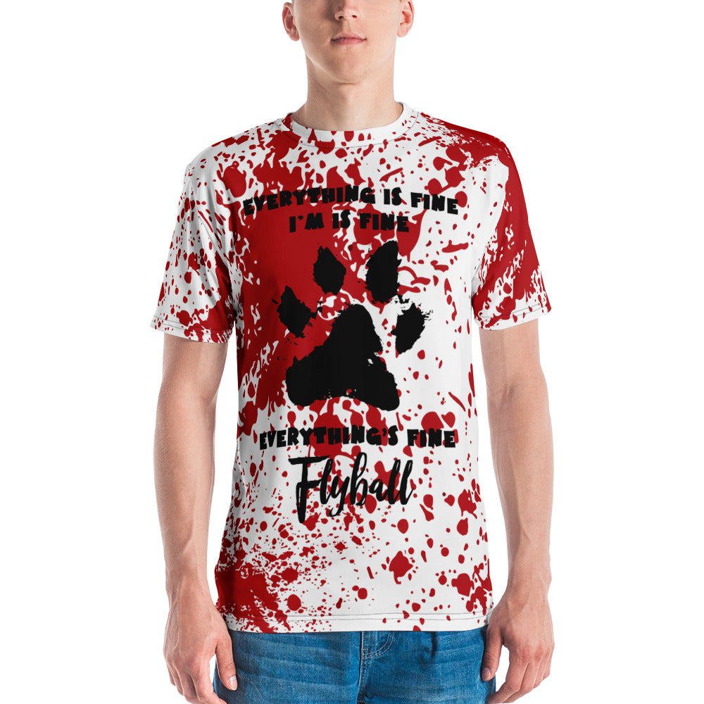 I AM FINE - FLYBALL Men's t-shirt – DZK9 Designs