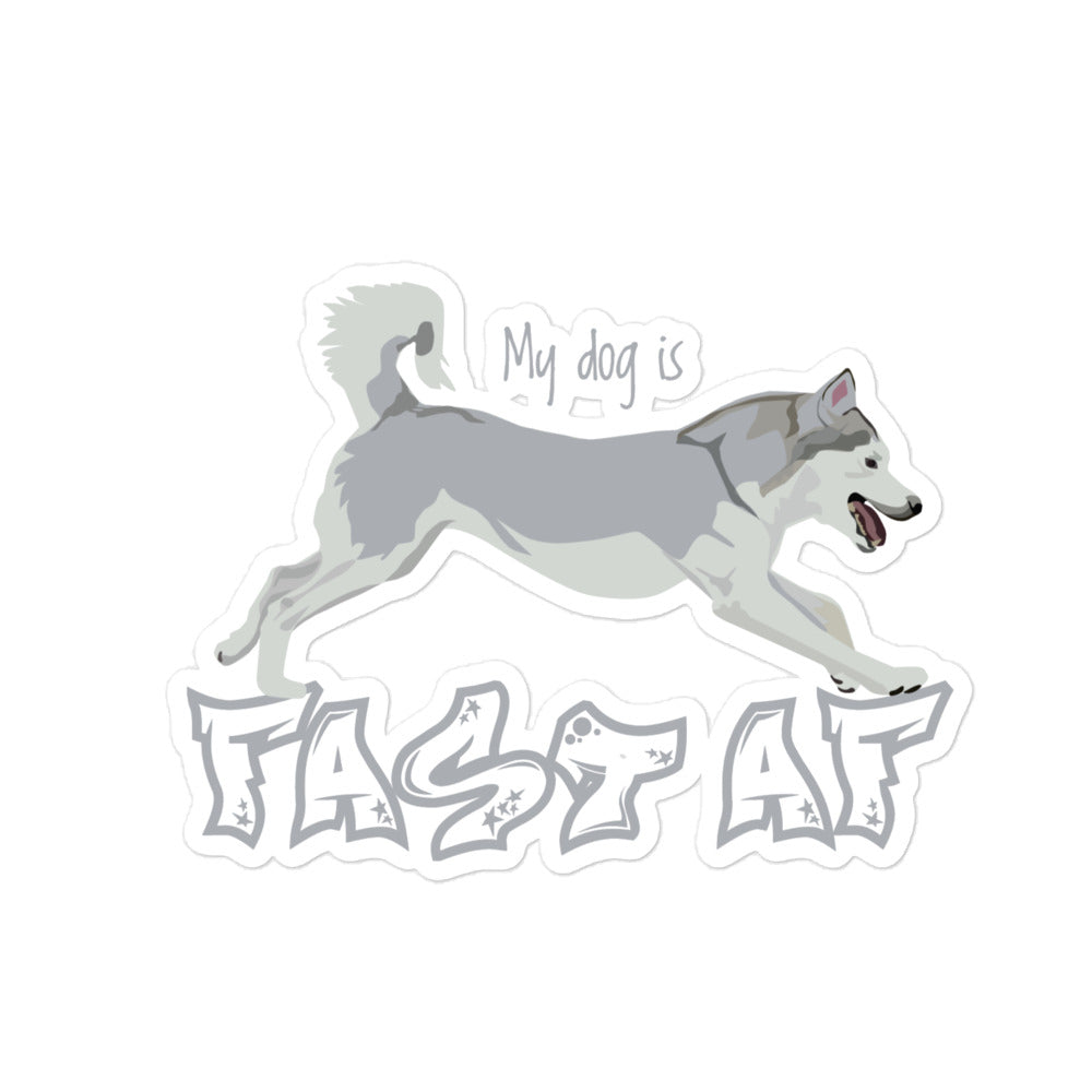 HUSKY(2) FATS AF Sticker – DZK9 Designs