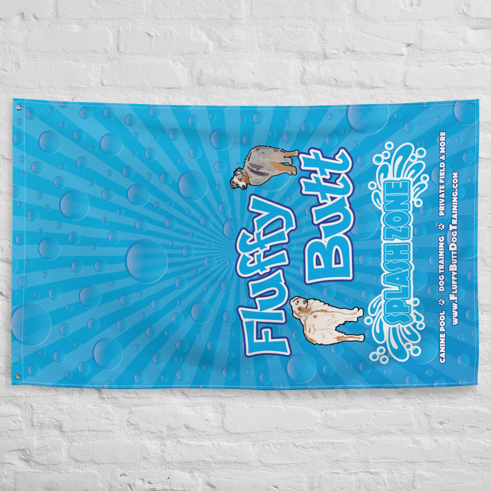 FLUFFY BUTT Flag – DZK9 Designs