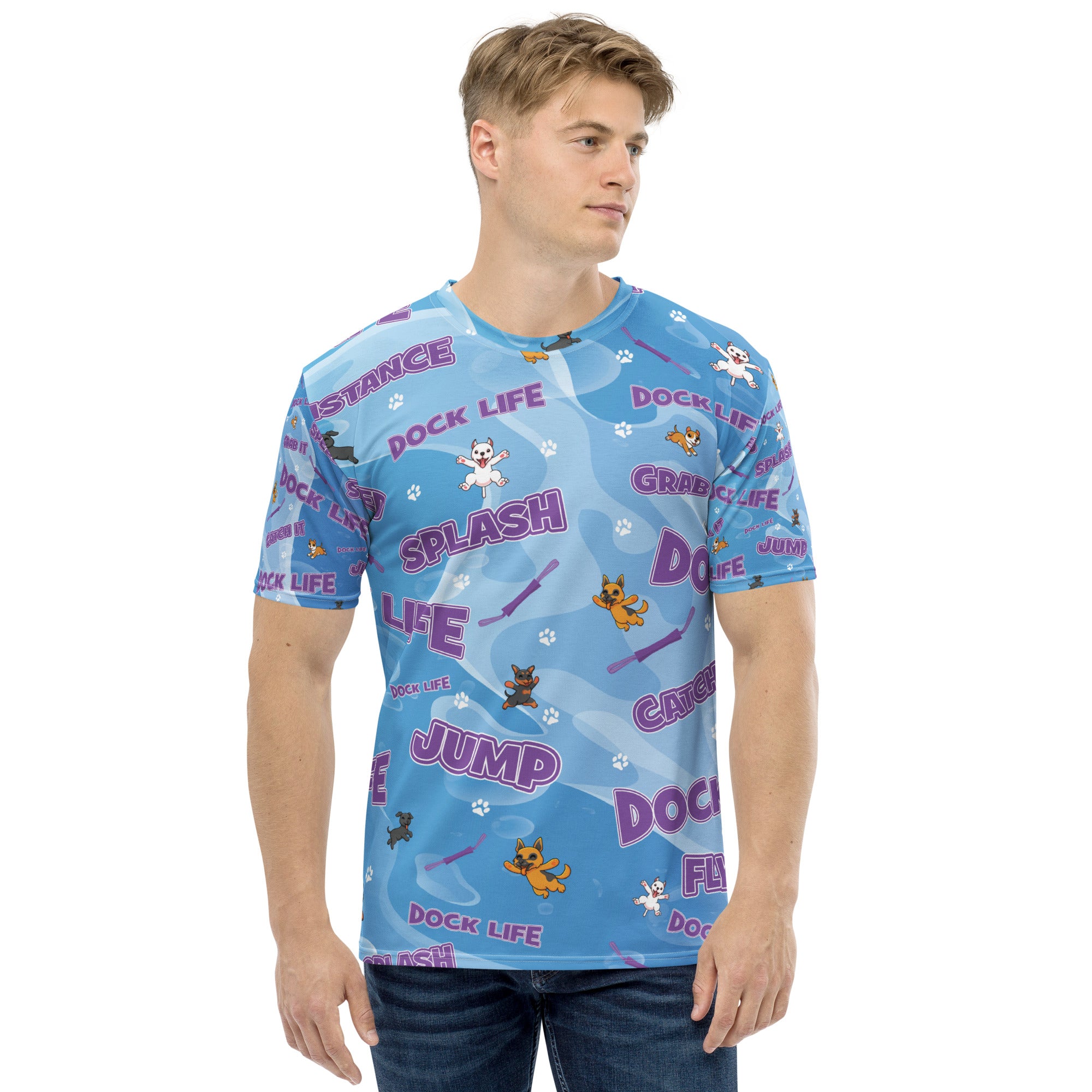 DOCK LIFE PATTERN - Men's t-shirt – DZK9 Designs