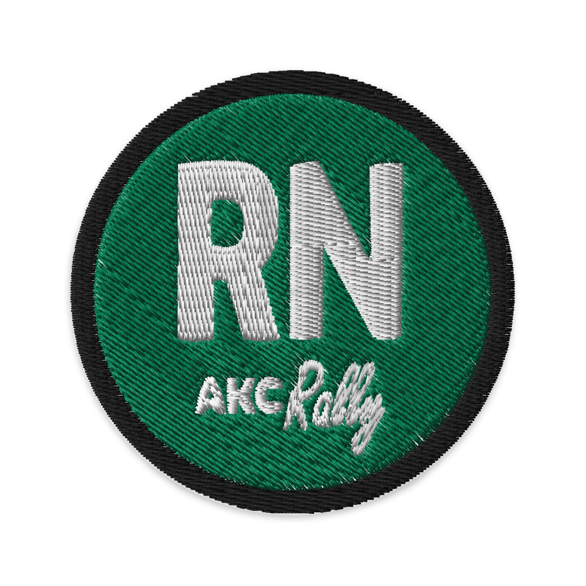 RALLY TITLE - RN - Embroidered patches – DZK9 Designs