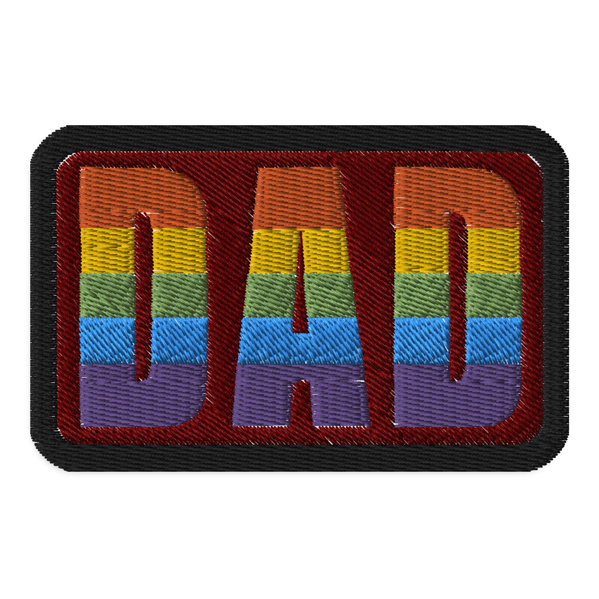 RAINBOW DAD Embroidered patches – DZK9 Designs