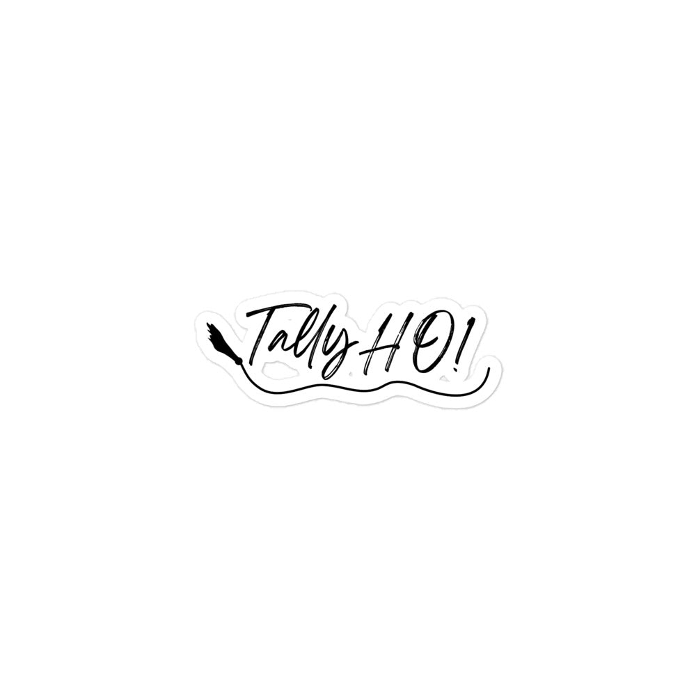 TALLY HO STICKER – DZK9 Designs